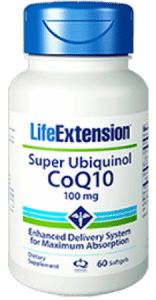 Life Extension® Super Ubiquinol CoQ10 100 mg Softgels (60 Count)